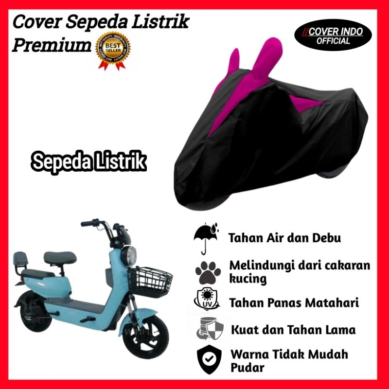Jual Cover Sepeda Listrik Sarung Sepeda Listrik Penutup Sepeda Listrik ...
