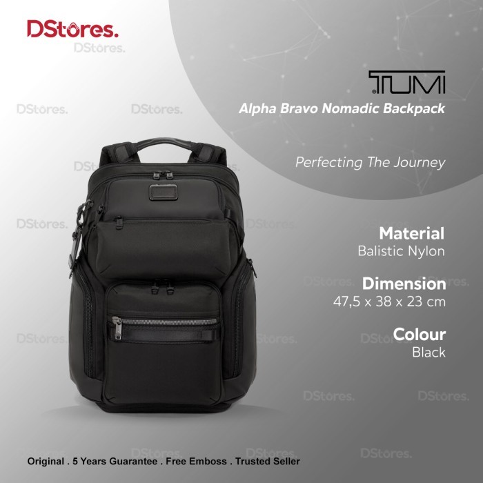 Jual Alpha Bravo Nomadic Backpack - Black | Shopee Indonesia