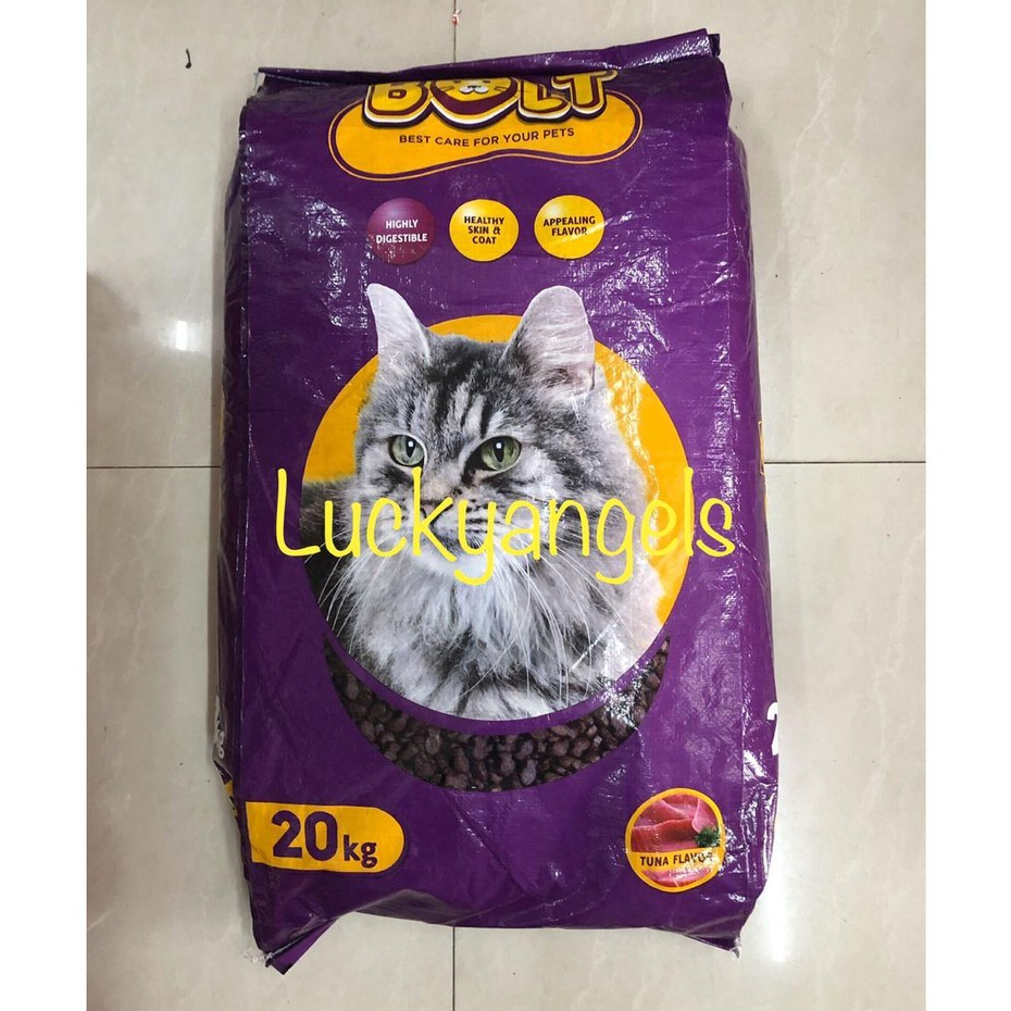 Jual Bolt Tuna 20kg Dry Cat Food / Makanan Kucing Kering Bolt Cat Bolt ...