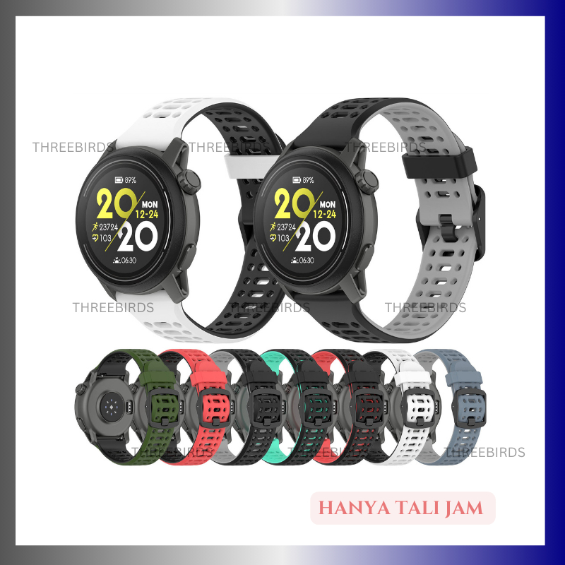 Jual Tali Jam Coros Pace 3 / Pace 3 Pro APEX Strap COROS Silicon Rubber ...