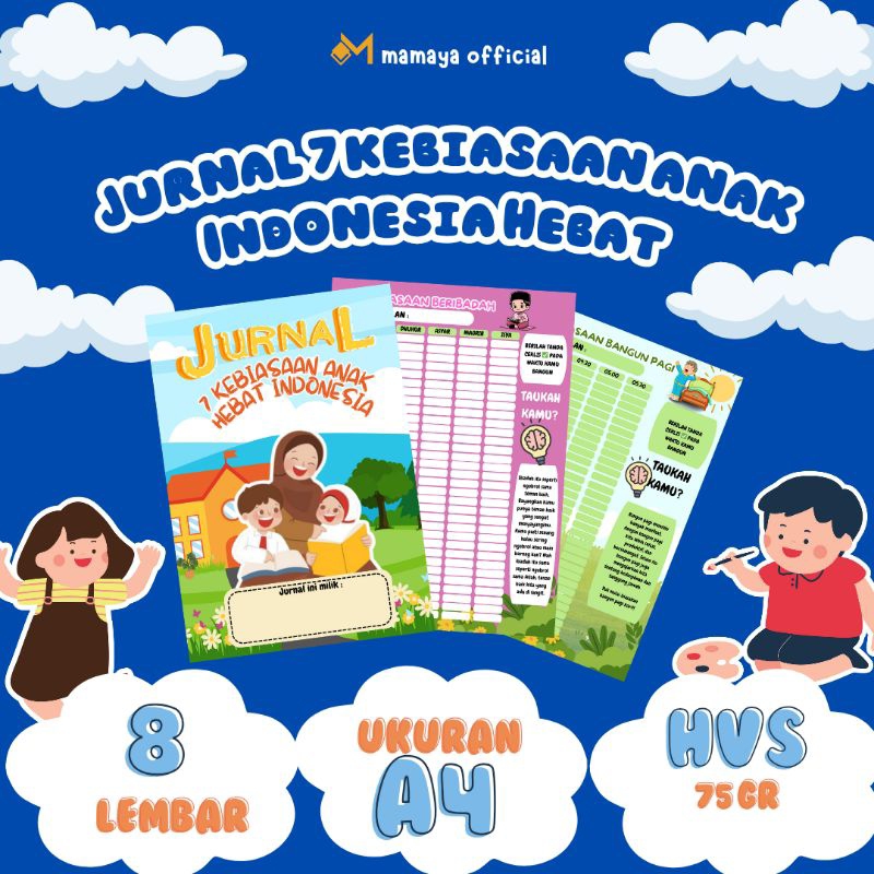 Jual KERTAS JURNAL 7 KEBIASAAN ANAK INDONESIA HEBAT | Shopee Indonesia Jual KERTAS JURNAL 7 KEBIASAAN ANAK INDONESIA HEBAT | Shopee Indonesia