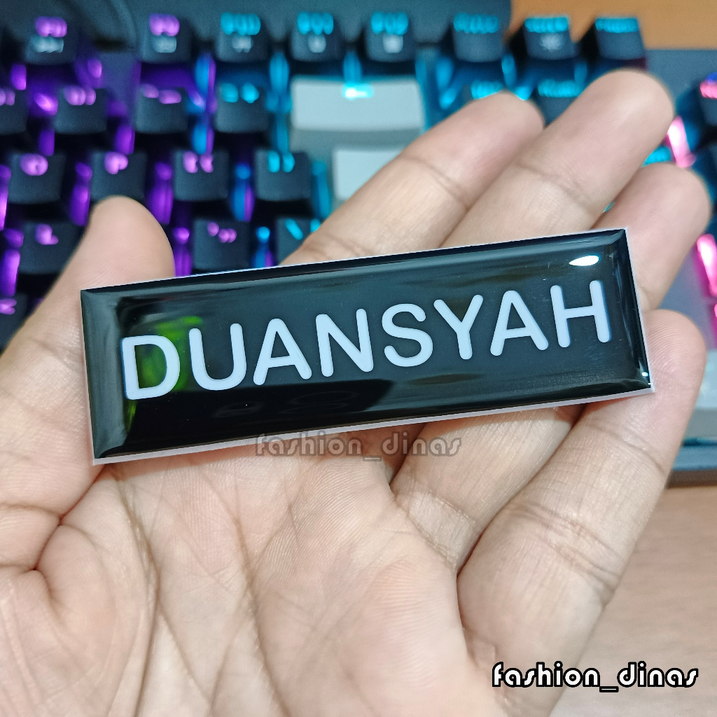 Jual Name Tag TNI POLRI Papan Nama Grafir Lapis Resin | Shopee Indonesia