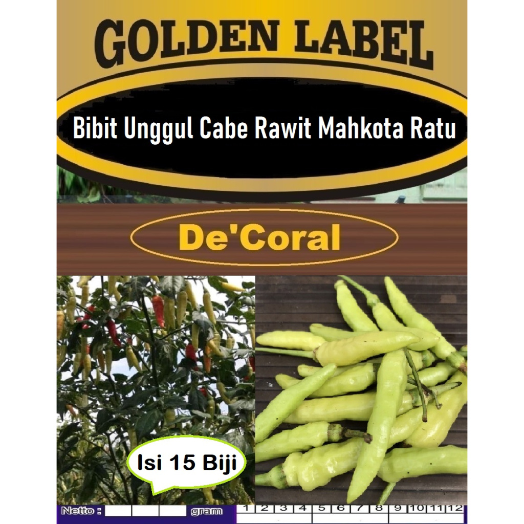 Jual Bibit Unggul Cabe Rawit Mahkota Ratu | Biji Benih Cabe Rawit ...