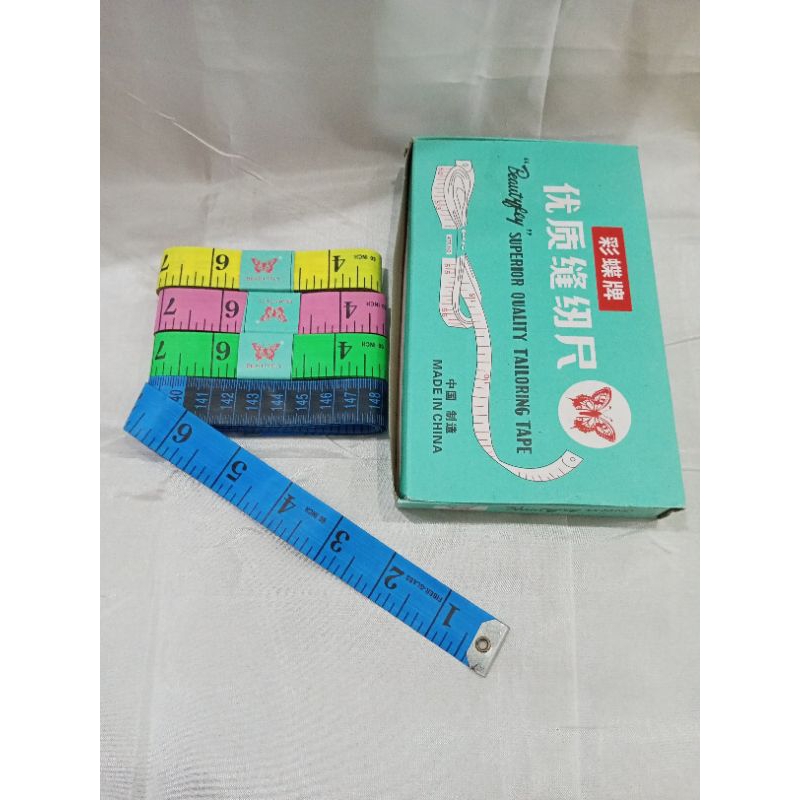 Jual Meteran Kupu Besar/Meteran jahit/Meteran Badan/Meteran 150Cm ...