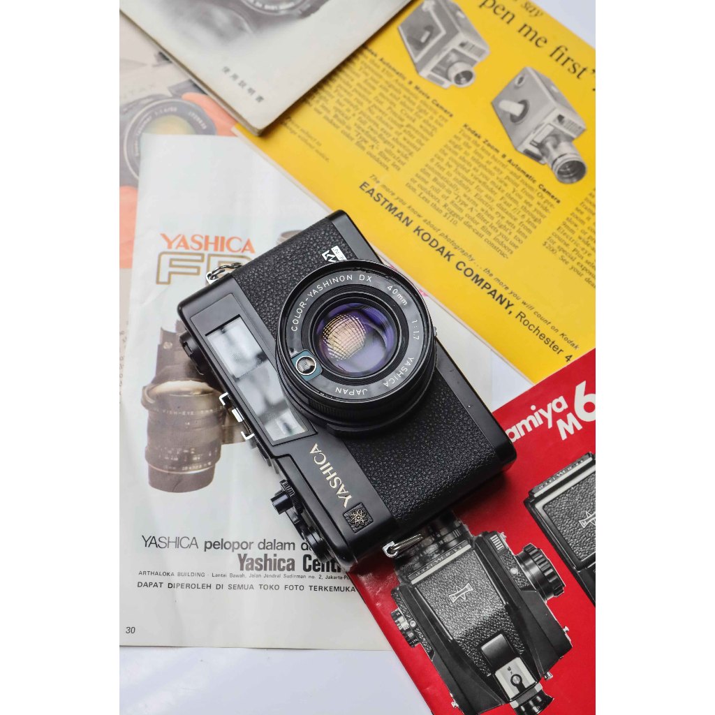 Jual Kamera Analog Yashica Electro GX Yashinon 40mm f1.7 Super Mulus Normal ! | Shopee Indonesia