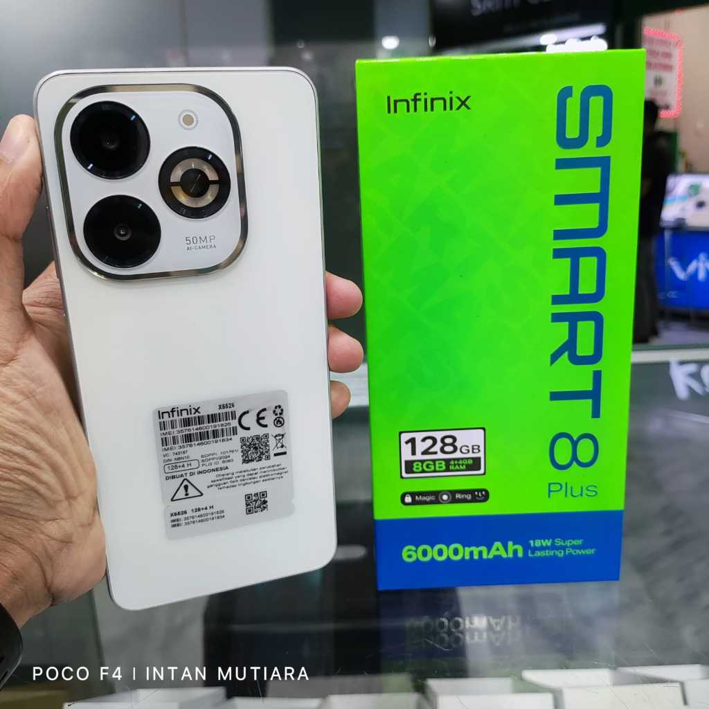 Jual Infinix Smart 8 Plus Ram 4GB Rom 128GB Bekas Original | Shopee ...