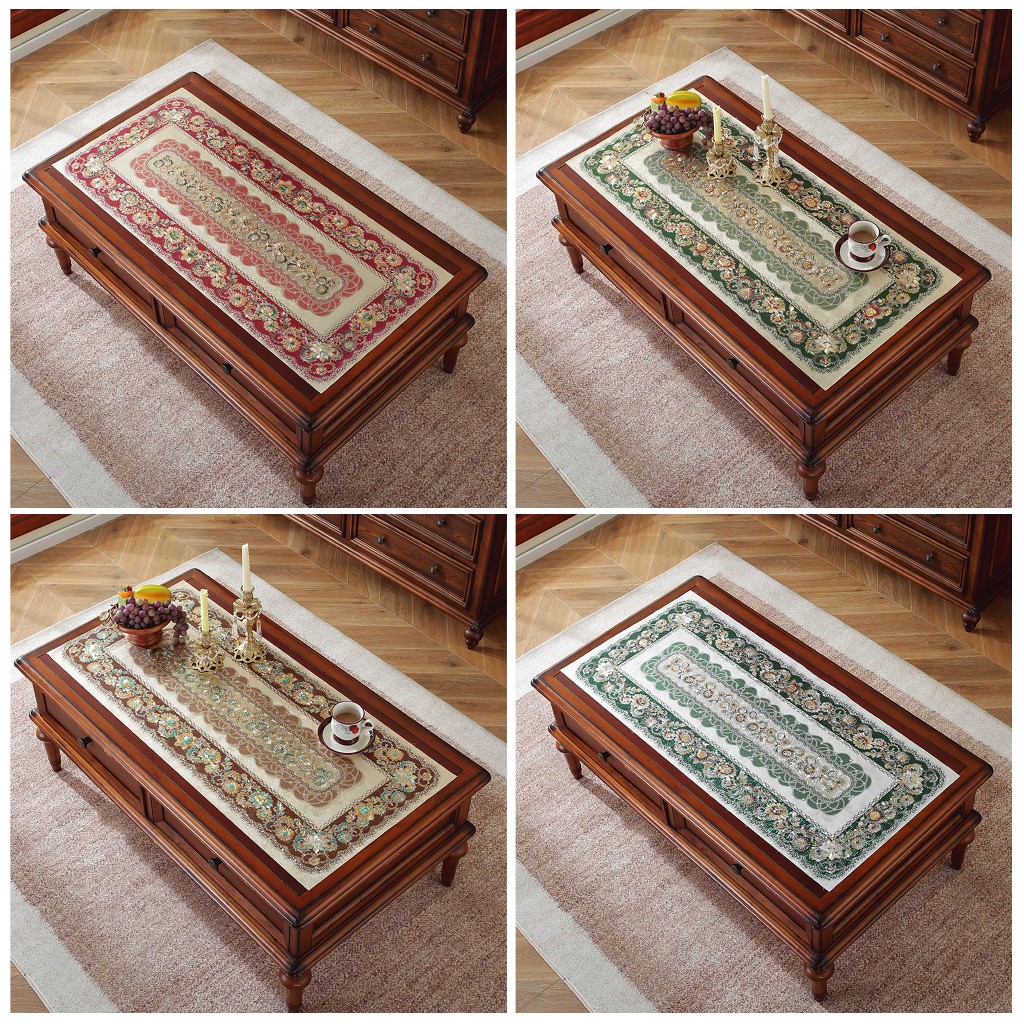 Jual Taplak Meja Tamu Super Tebal Premium 45 x 90cm / 50 x 110cm / 60 x ...