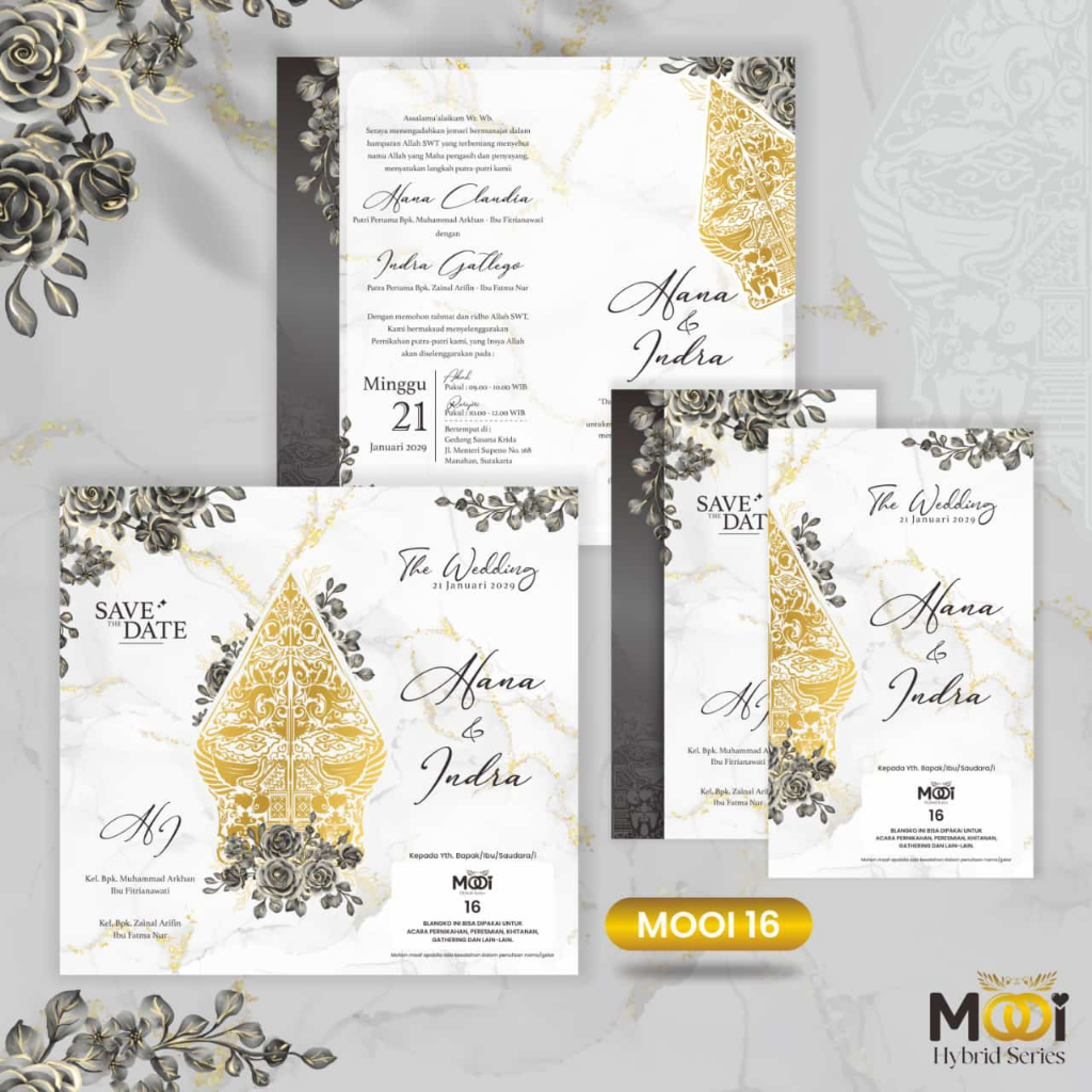 Jual Cetak Undangan Murah Elegan Kekinian Zigna Mooi 16 | Undangan ...