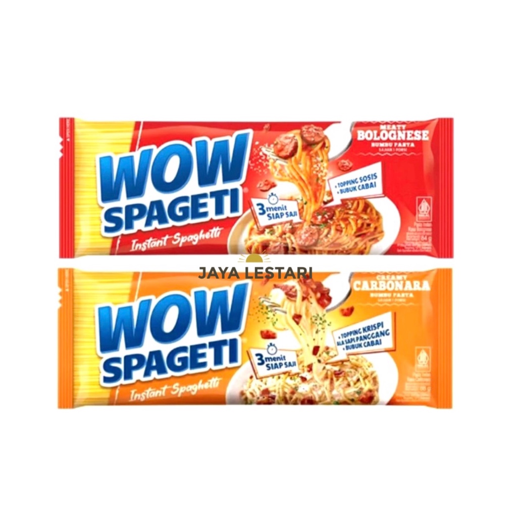 Jual Wow Spageti (2 Varian Rasa) (+-88g) | Shopee Indonesia