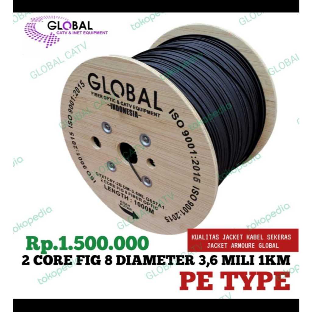 Jual KABEL FIG 8 3,6 MILI 1 KM PE TYPE | Shopee Indonesia