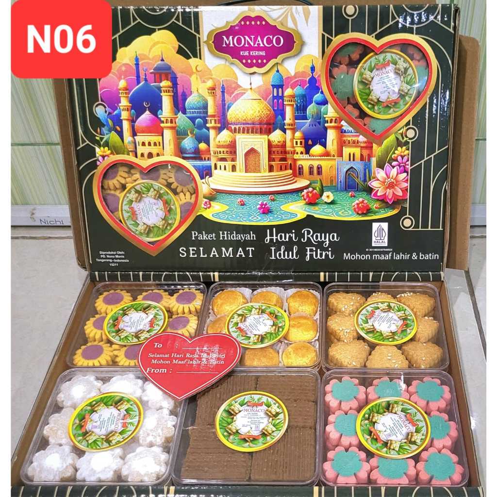 Jual Apazada - Kue Kering Lebaran Monaco Hidayah Halal / Hampers Kue ...