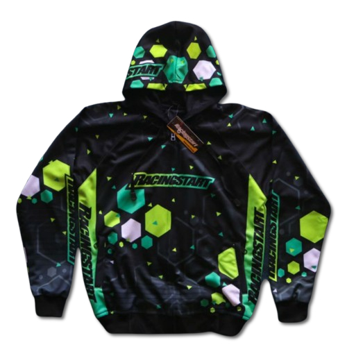 Jual RACINGSTART Jaket Trucker Hoodie Digital Printing Sublimasi HR.170 | Shopee Indonesia