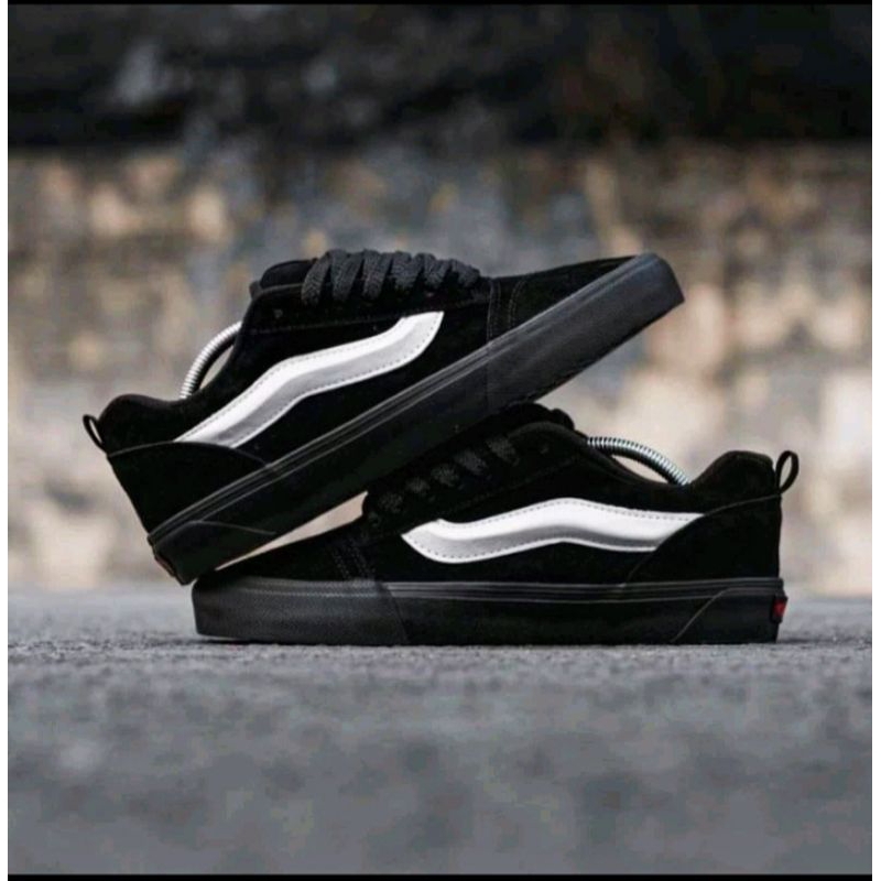 Jual Sneakers Vans Knu Skool Black White unisex Original 100%/Knu Skool Off White Original Vans ...