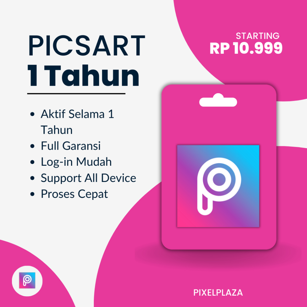 Jual Picsart Premium 1 Tahun - Support All Device | Full Garansi ...
