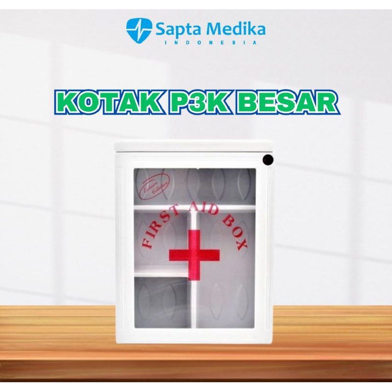 Jual kotak p3k ukuran besar MC11 kotak p3k dinding | Shopee Indonesia