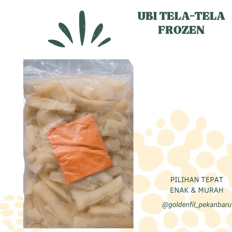 Jual UBI TELA TELA FROZEN FREE BUMBU BALADO 1kg | Shopee Indonesia