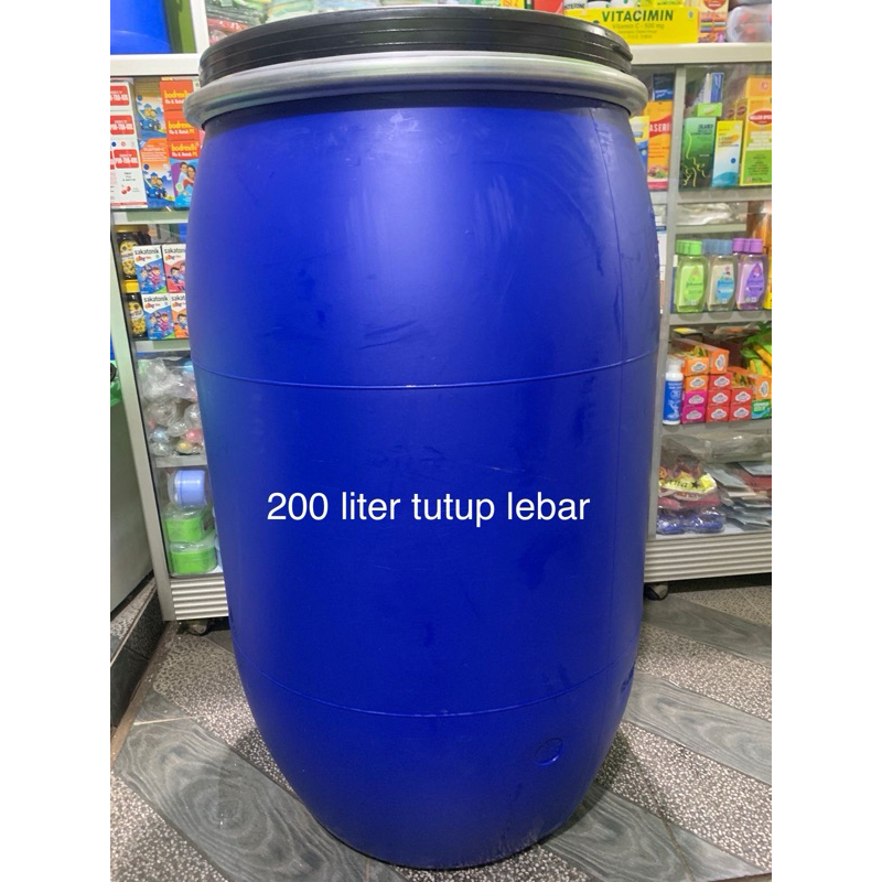 Jual Drum 200 liter tutup lebar | Shopee Indonesia