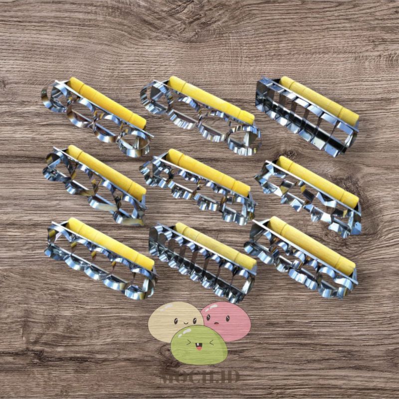 Jual Cetakan Kue Kering Kastengel/ Kue Kacang Persegi Panjang/ Bulat ...