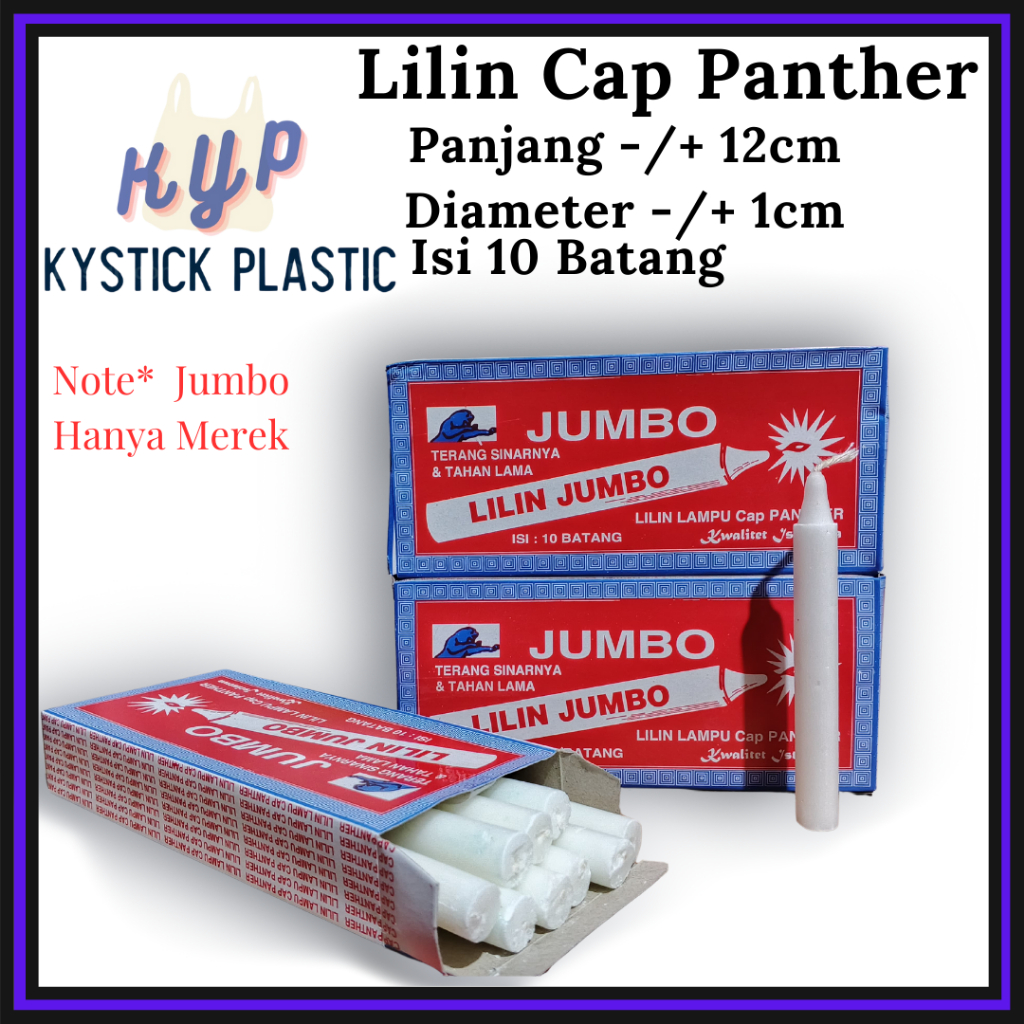 Jual Lilin Mati Lampu/Lilin Lampu/Lilin Phanter isi 10 | Shopee Indonesia