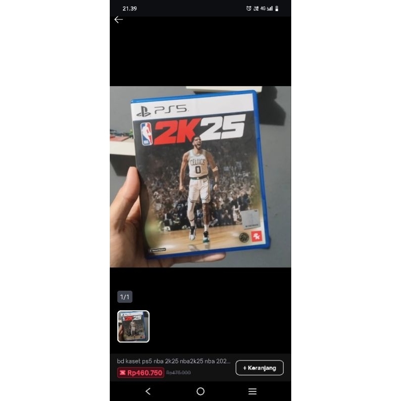 Jual bd kaset ps5 nba 2k25 nba 2025 | Shopee Indonesia