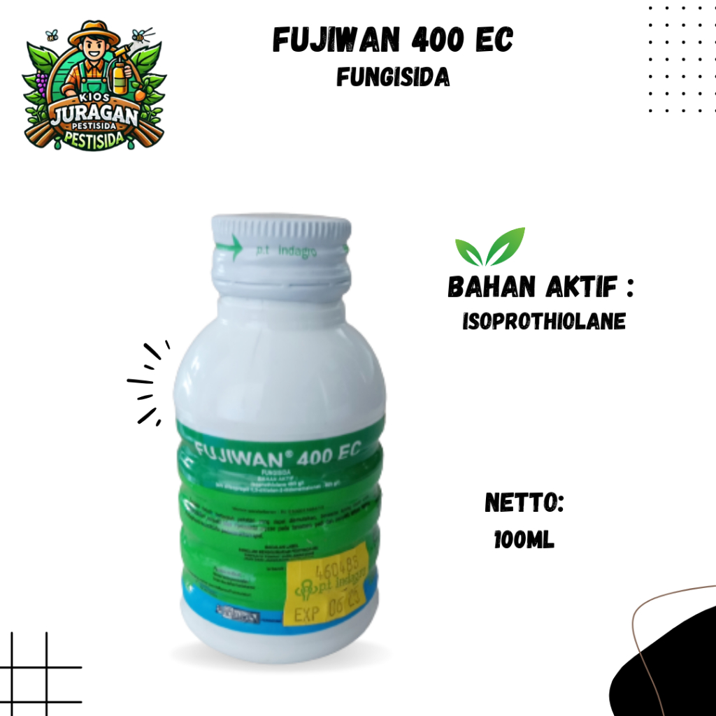 Jual FUJIWAN 400EC 100ML FUNGISIDA PENGENDALI BLAST DAN EMBUN TEPUNG ...