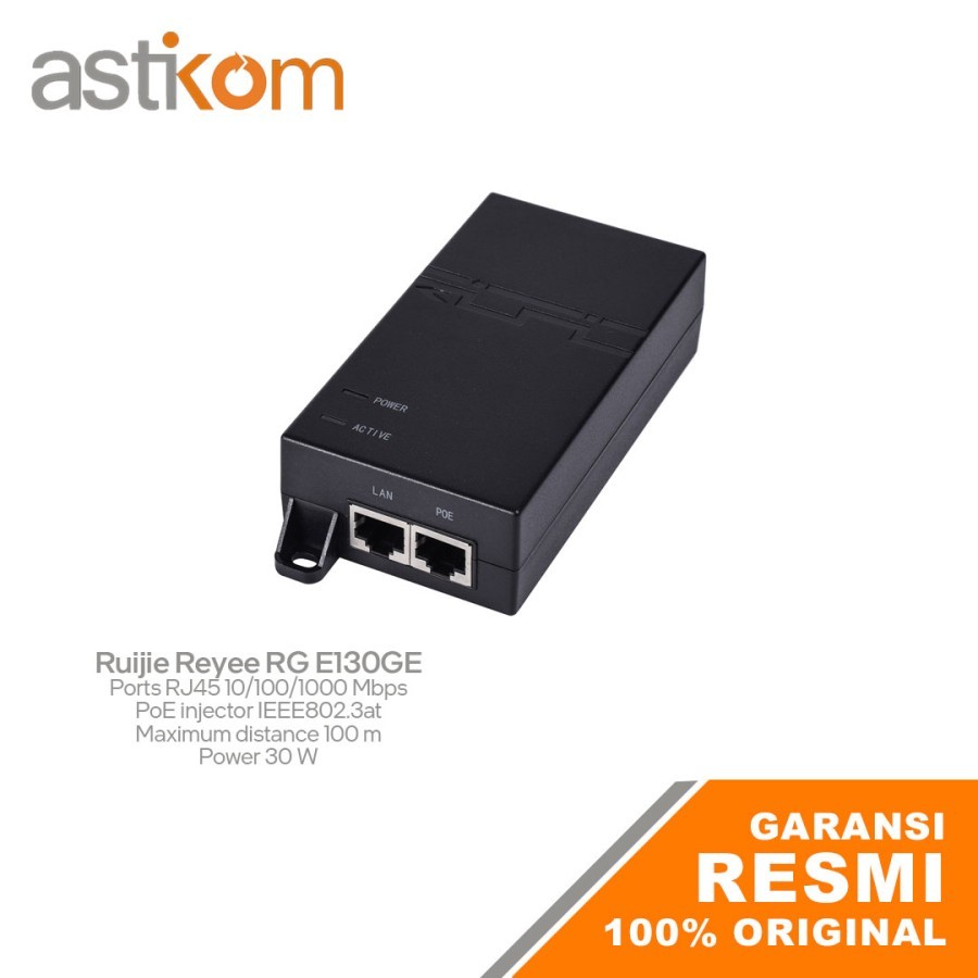 Jual Ruijie Reyee RG E130(GE) Power Injectors PoE Adapter 30W | Shopee ...