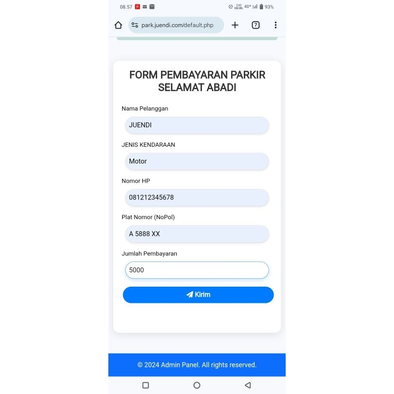 Jual FULL SOURCE CODE APLIKASI PARKIR KENDARAAN | Shopee Indonesia