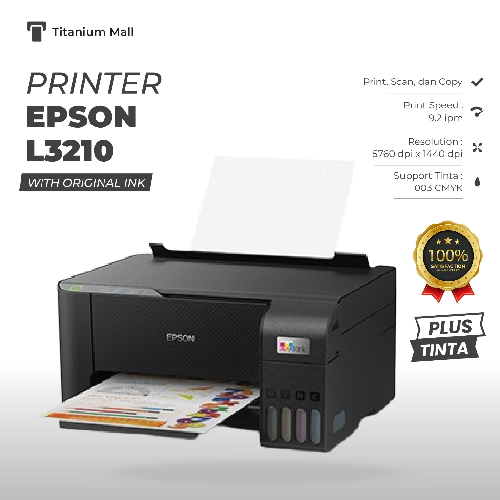 Jual Printer EPSON L3210 All In One - Print Scan Copy Pengganti Epson L3110 Printer Eco Tank ...