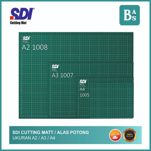 Jual SDI - Cutting Matt - Ukuran A2 / A3 / A4 - Alas Potong - Bali Art ...