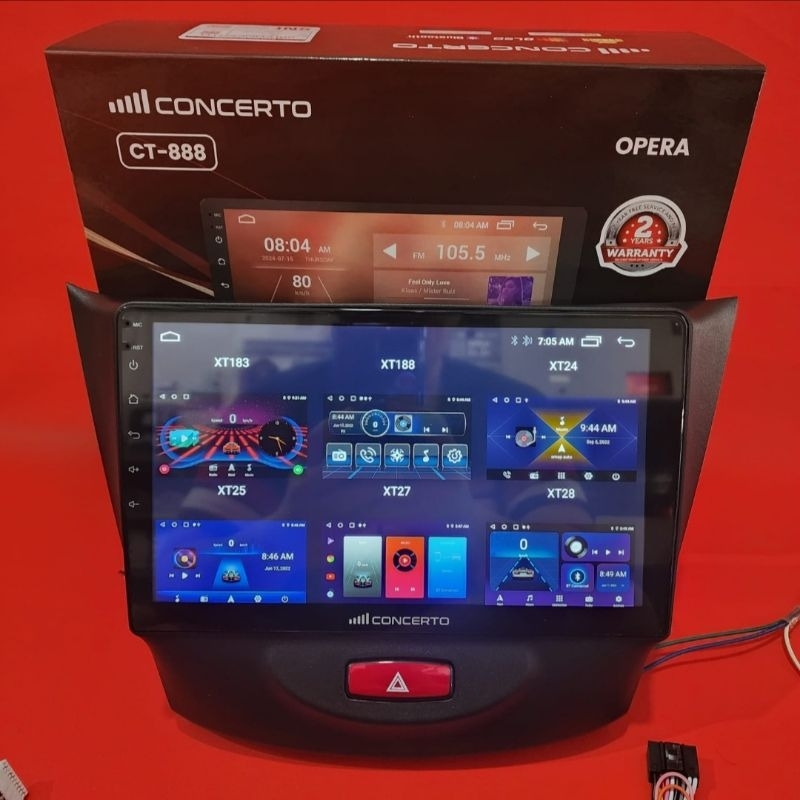 Jual head unit oem android 9 inch concerto ct-888 ram 2 rom 32 mobil ...
