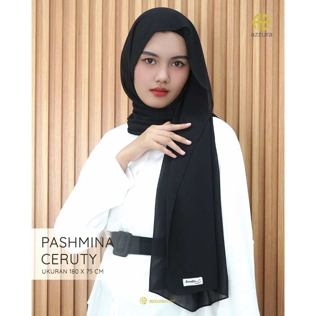 Jual AZZURASCARF | PASHMINA POLOS CERUTY | PASHMINA | HIJAB INSTAN | BABYDOLL | KHIMAR | BERGO ...