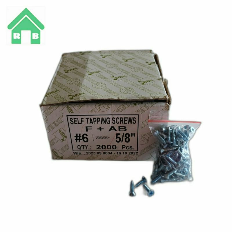 Jual Sekrup Lion Brand F 6 x 5/8 Sekrup Kunci Sekrup Engsel Sekrup ...