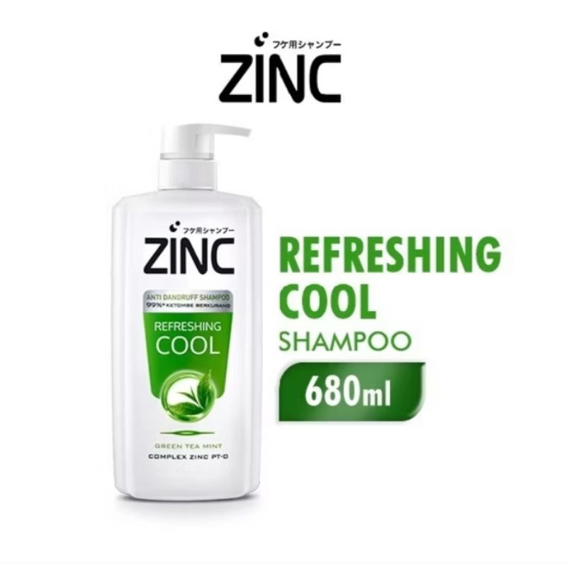 Jual ZINC SHAMPOO REFRESHING COOL 680ML | Shopee Indonesia