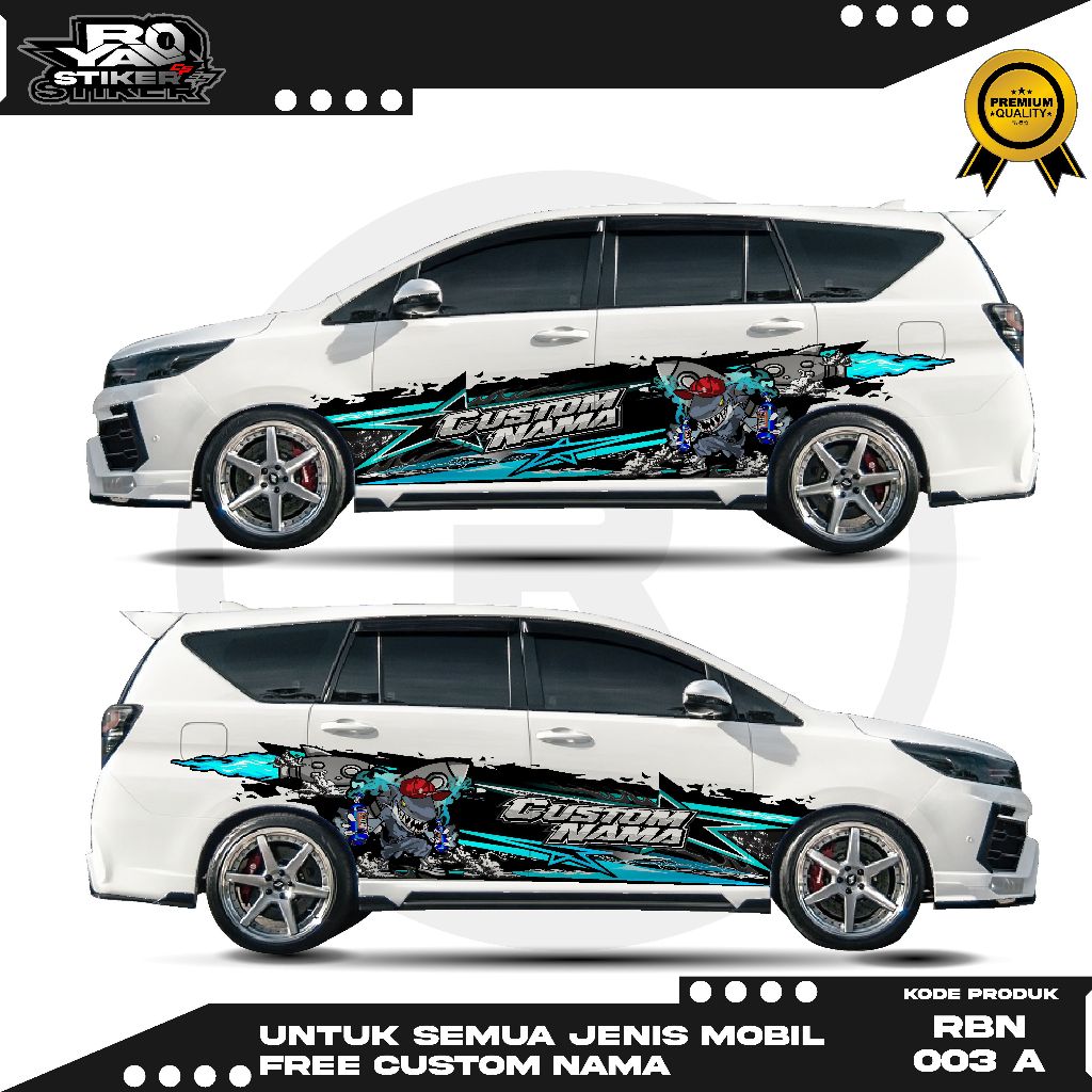 Jual RBN 003 -DECALL STIKER LIVERY THAILOOK INNOVA, FORTUNER ,EXPANDER ...