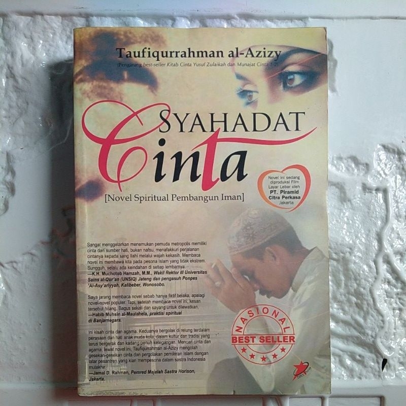 Jual BUKU ORIGINAL SYAHADAT CINTA By Taufiqurrahman al-Azizy NOVEL SPIRITUAL | Shopee Indonesia