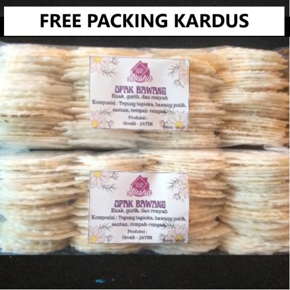 Jual Opak Jepit Rasa Bawang Khas Gresik Free Packing | Shopee Indonesia