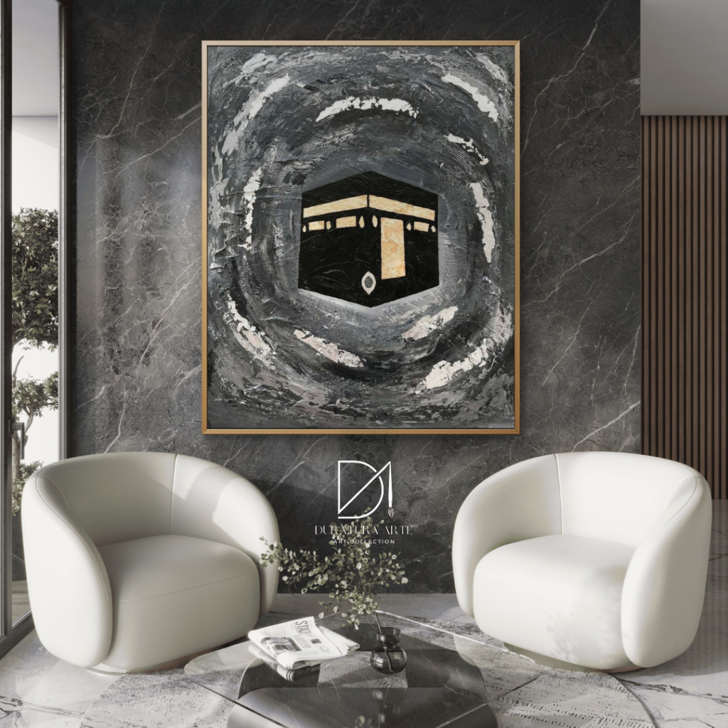 Jual Lukisan Ka'bah Simple Elegant Portrait - Lukisan Portrait Plus ...