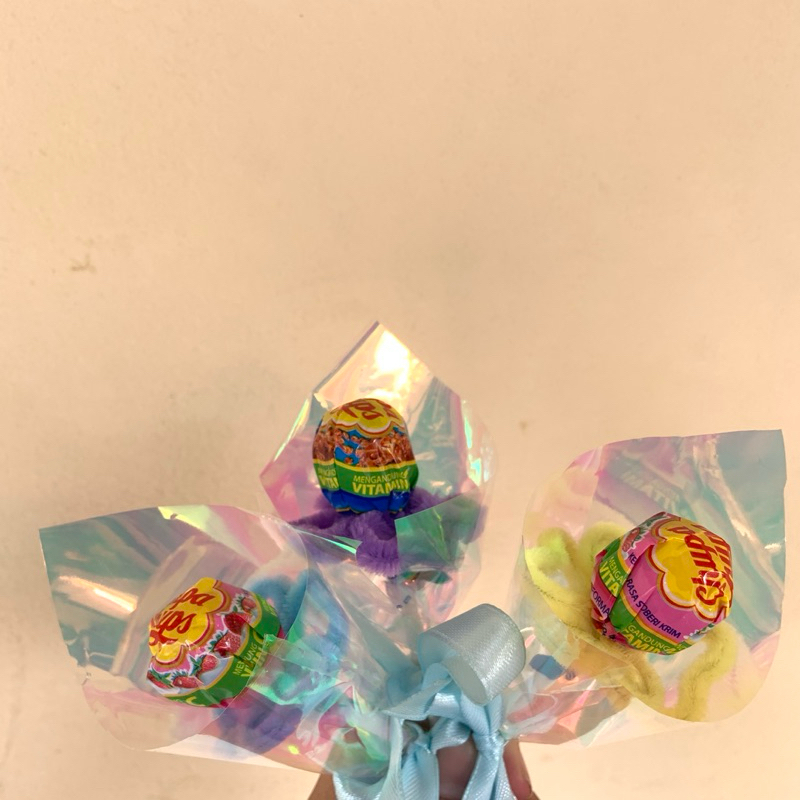 Jual mini candy bouquet | buket permen | chupa chups | mini gift ...
