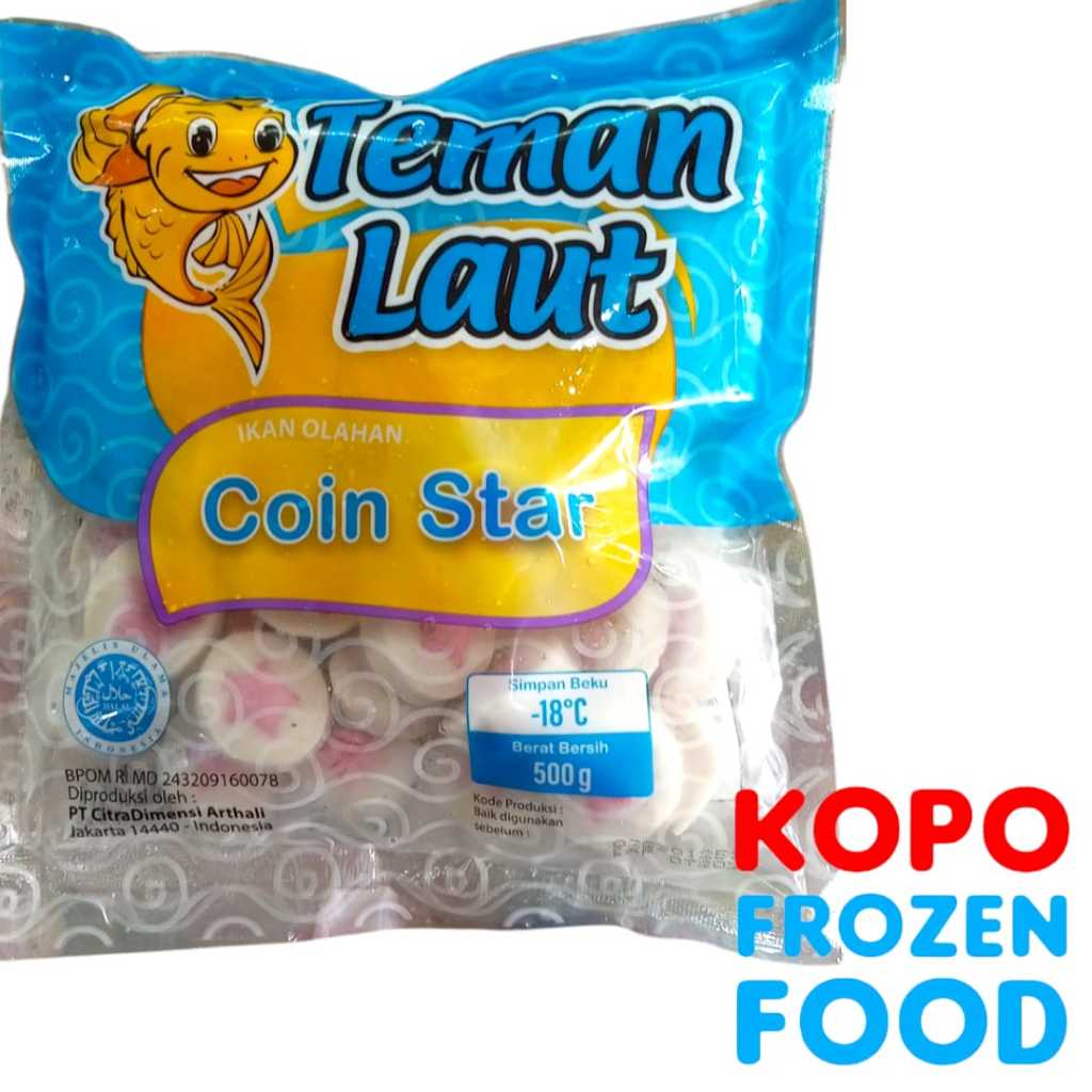 Jual Teman Laut Bakso Ikan Coin dan Star 500g | Shopee Indonesia
