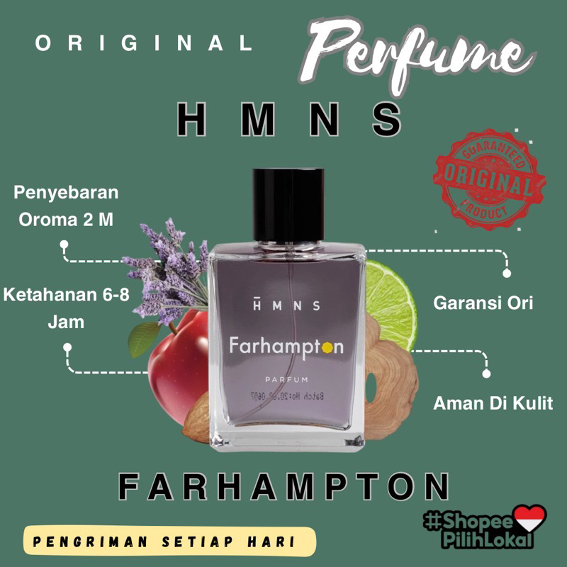 Jual HMNS Parfum Farhampton Parfum Eau De P 100 Ml Original | Shopee ...