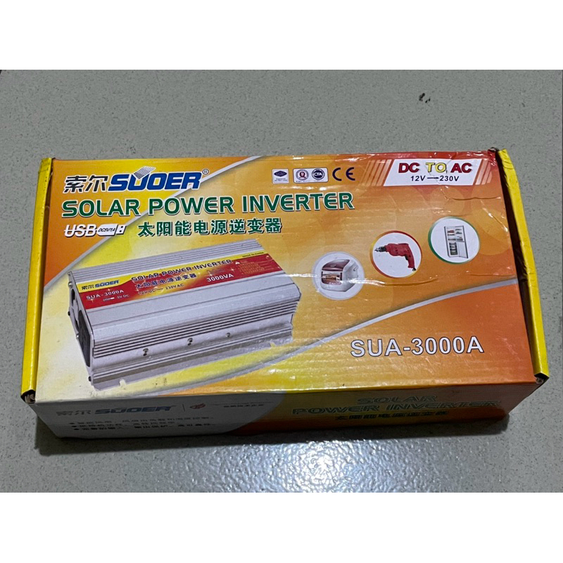 Jual Suoer Solar power inverter SUA-3000A 12V 3000VA | Shopee Indonesia