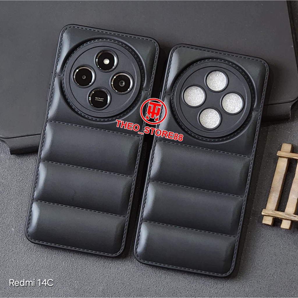 Jual REDMI 14C CASE BANTAL BLACK MACARON BLACK REDMI 14C | Shopee Indonesia