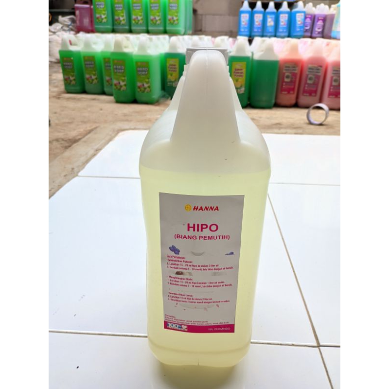 Jual Pemutih pakaian bayclean/Hipo ukuran 5 liter HANNA | Shopee Indonesia