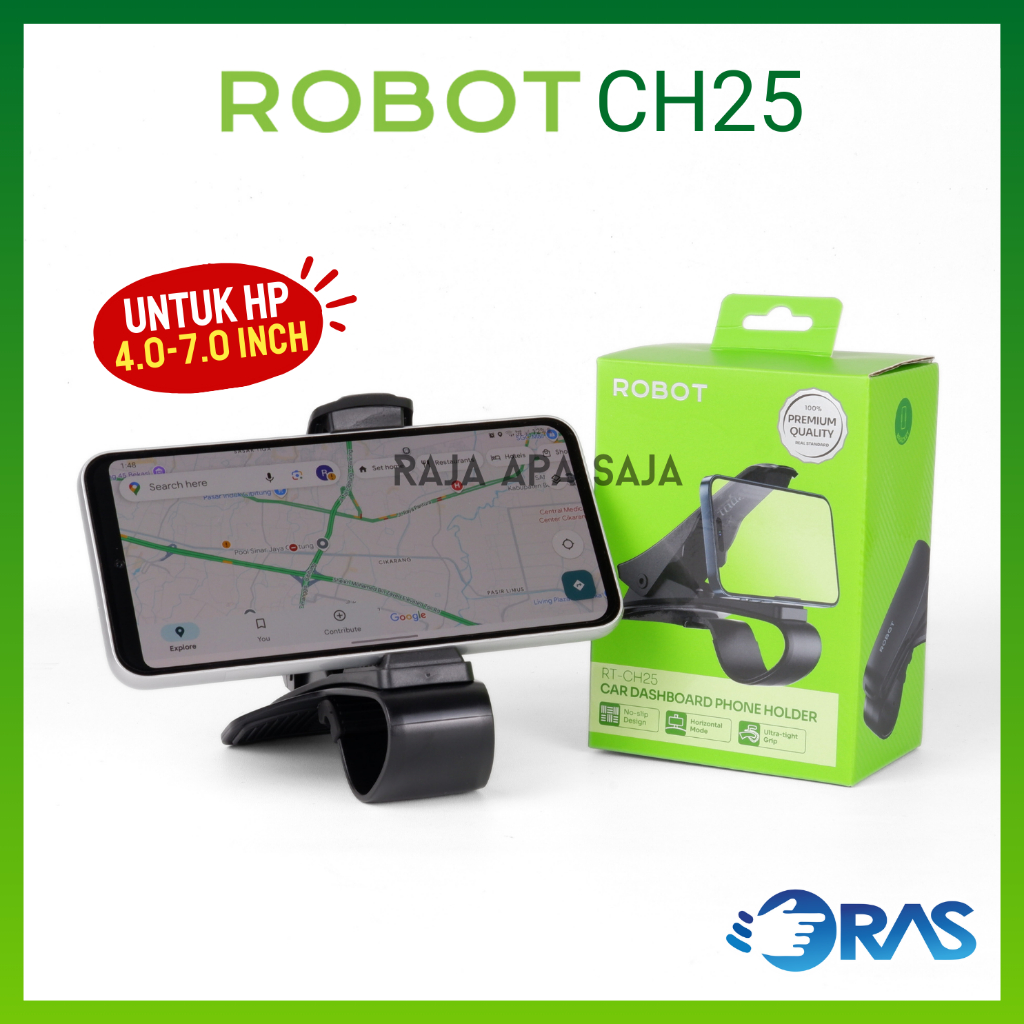 Jual Car Phone Holder HP Jepit di Mobil Dashboard Senderan Tempat Clip ...