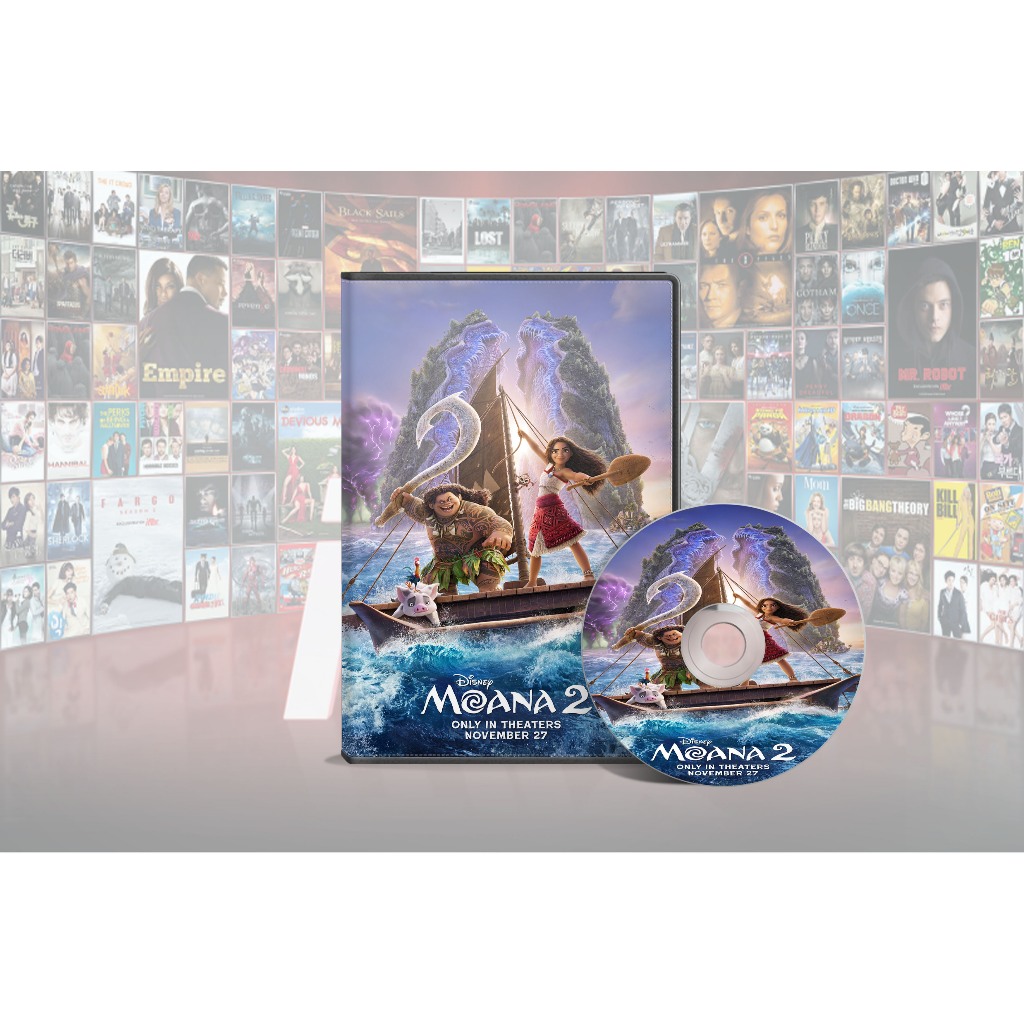 Jual Koleksi DVD Film Animasi Moana & Moana 2 (2016-2024) | Shopee ...