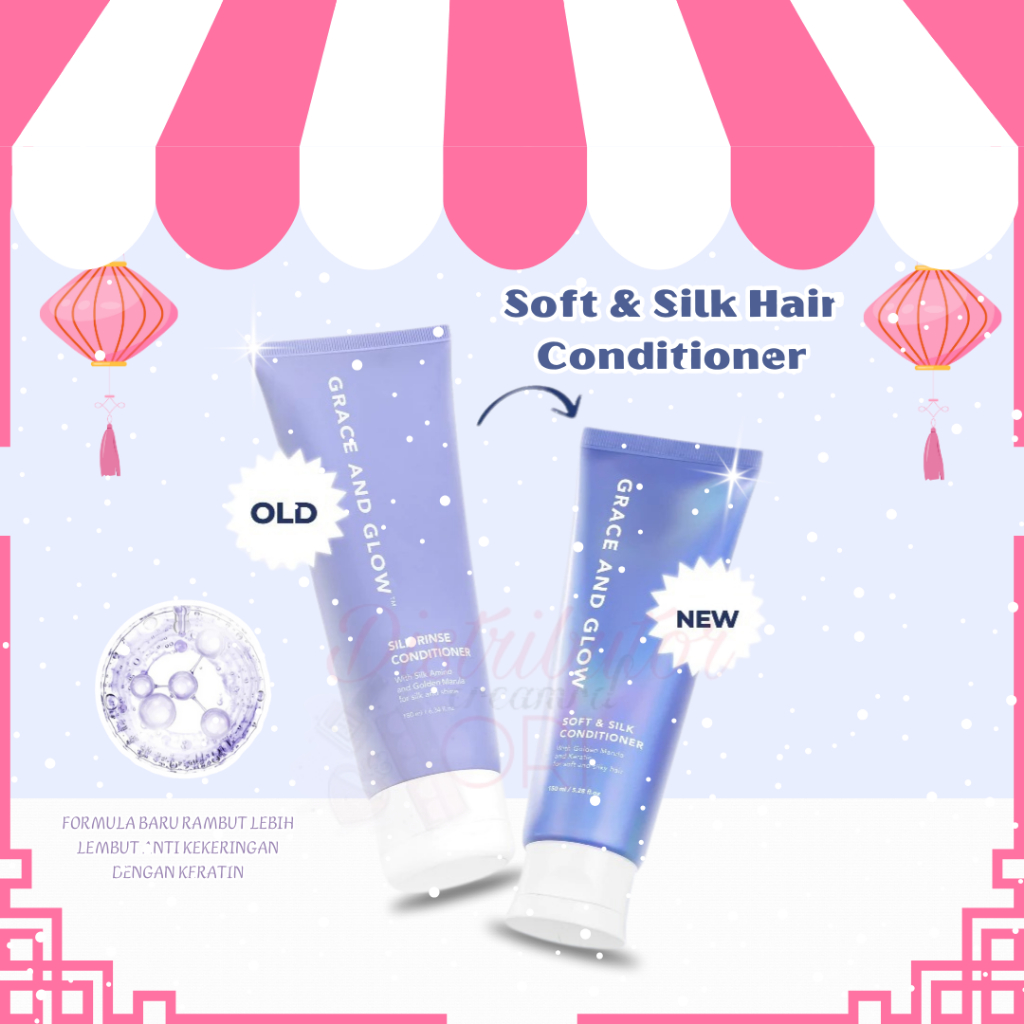 Jual Grace and Glow Soft & Silk Hair Conditioner - Kondisioner Rambut ...