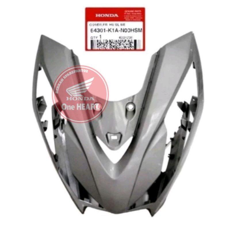 Jual 64301-K1A-N00HSM Panel tameng lampu depan beat new led deluxe street silver glossy 2020 ...