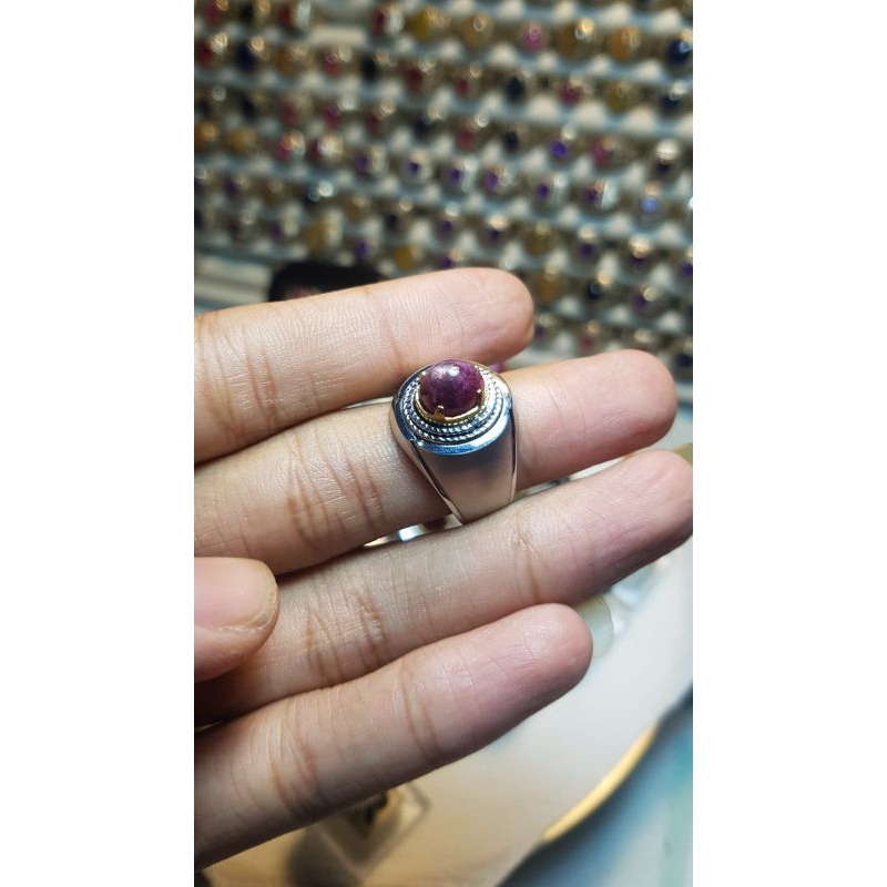 Jual emban ikat ring monel super doff handmade kosongan tanpa batu ...