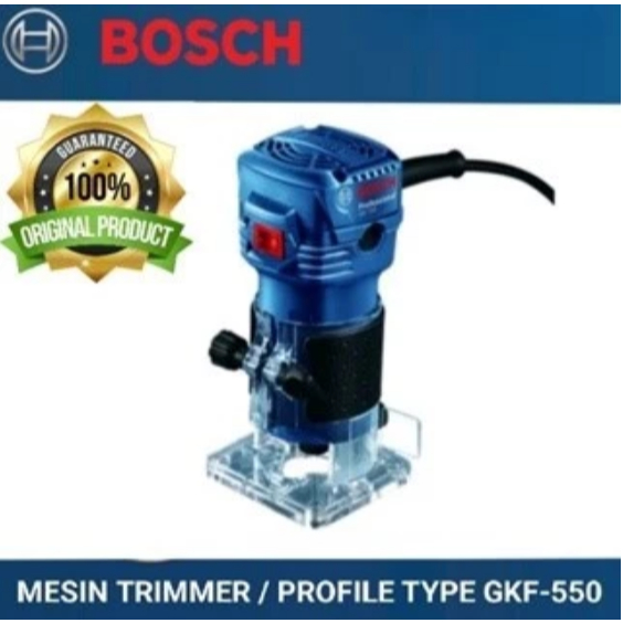 Jual BOSCH trimmer profile router type GKF-550 Original | Shopee Indonesia