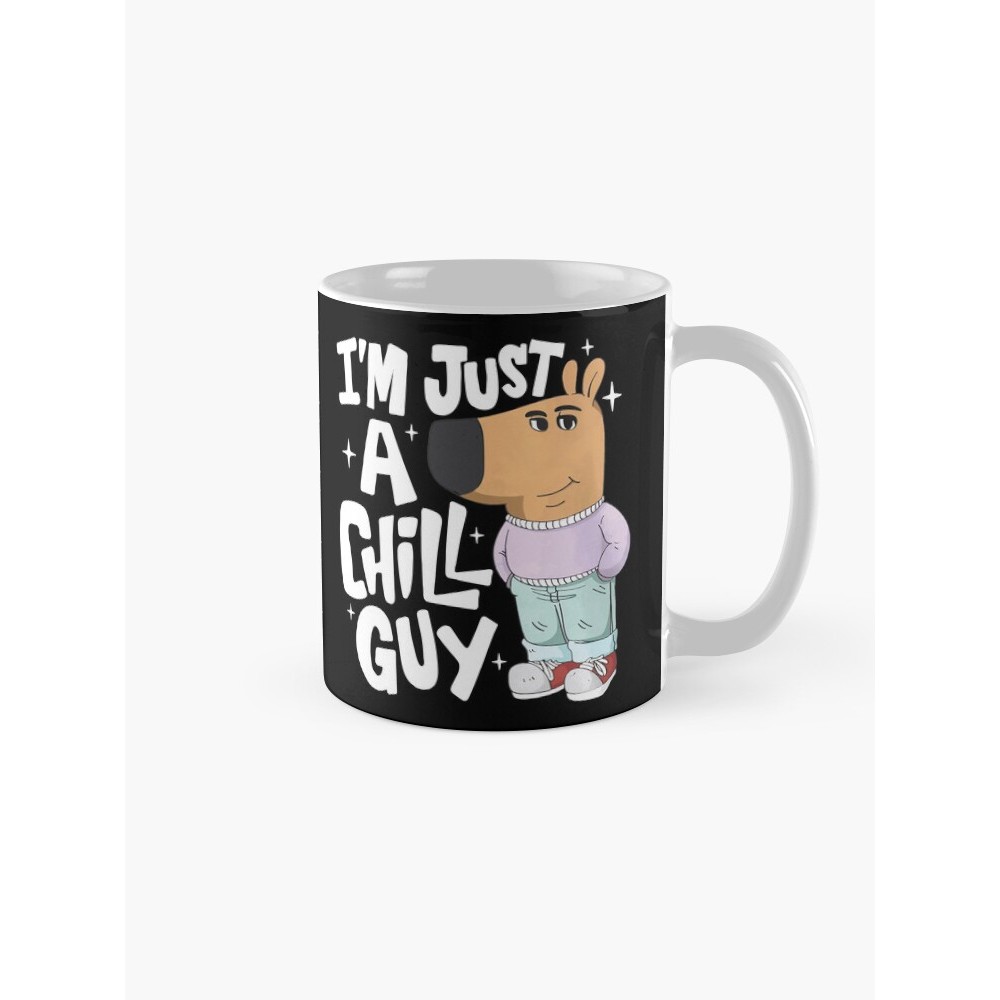 Jual Just A Chill Guy, TikTok Meme, Chill guy Meme Coffee Mug | Shopee ...